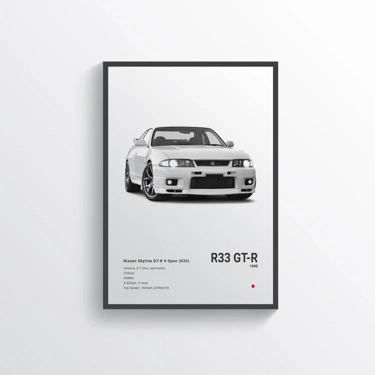 Nissan Skyline R33 GT-R V-Spec – car-artistry